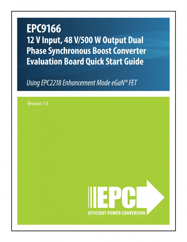 EPC9166 document page 1