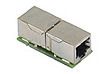 Heavy-Duty RJ45 CAT5 PCB Assembled Coupler, 8p8C Pin-to-Pin for sale