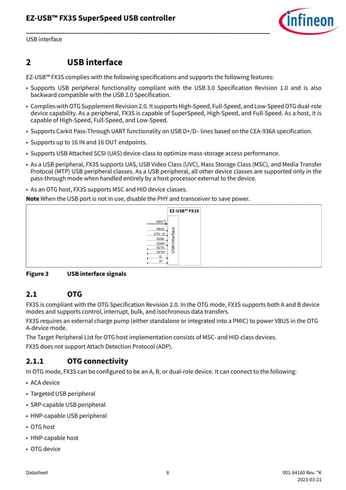 CYUSB3035-BZXC datasheet page 8