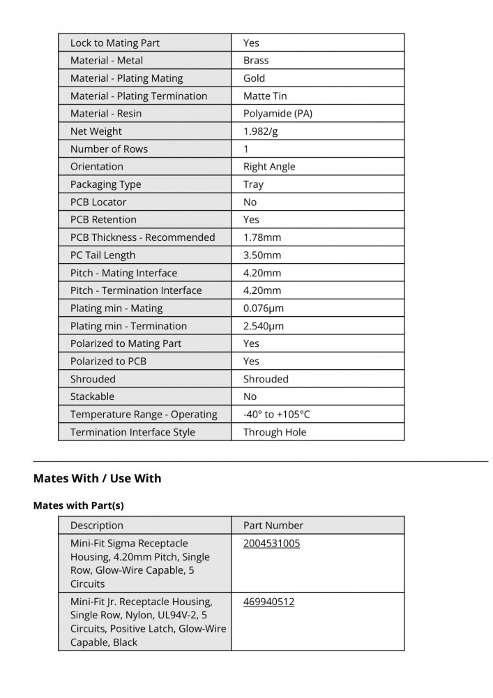 MOLEX 1726487305 document page 3