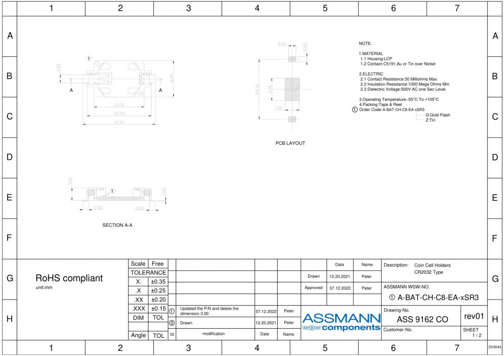 A-BAT-CH-CC-EG-ZSR1 product drawing page 1
