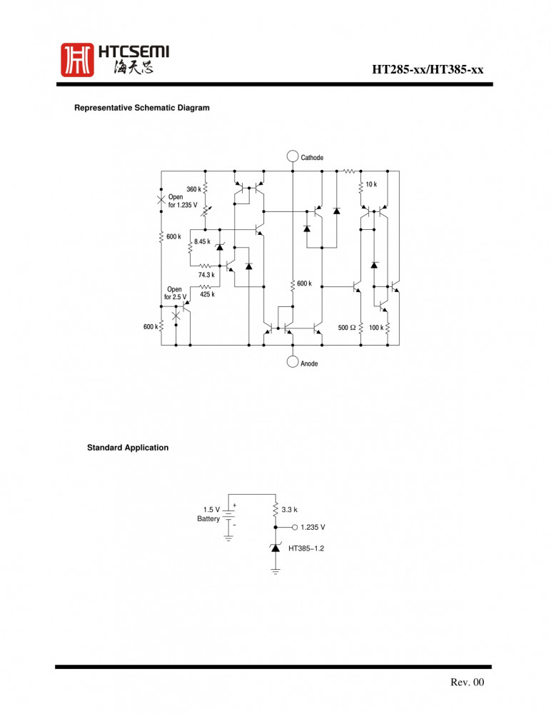 HT385 series datasheet page 2