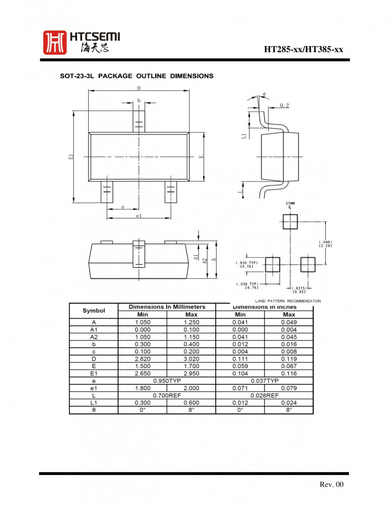 HT385 series datasheet page 9