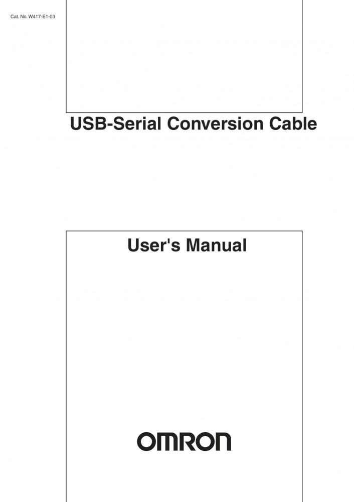 CS1W-CIF31 manual page 1