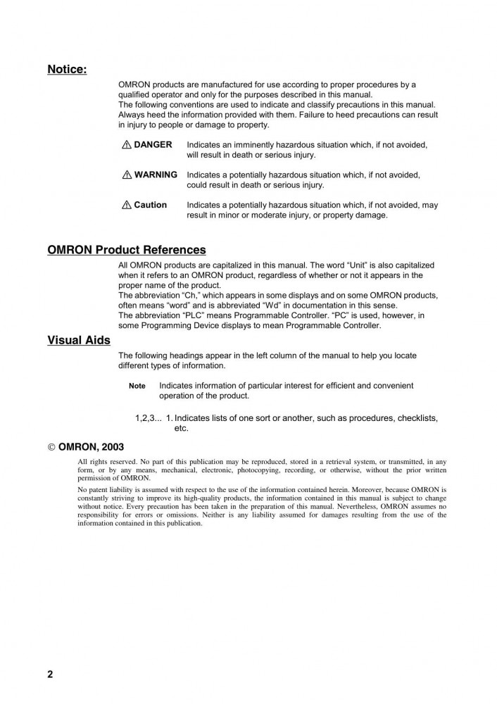 CS1W-CIF31 manual page 3