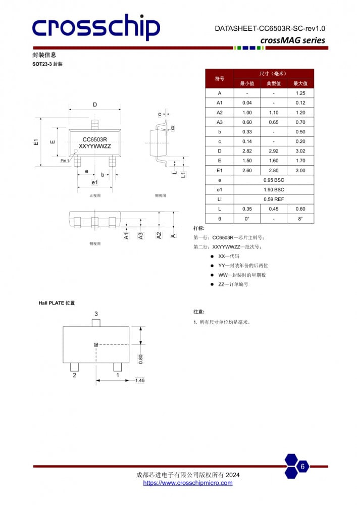 CC6503R datasheet page 6