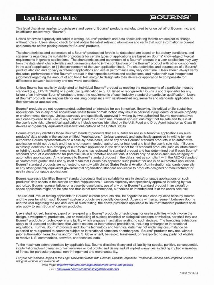 BOURNS MF-S series datasheet page 4