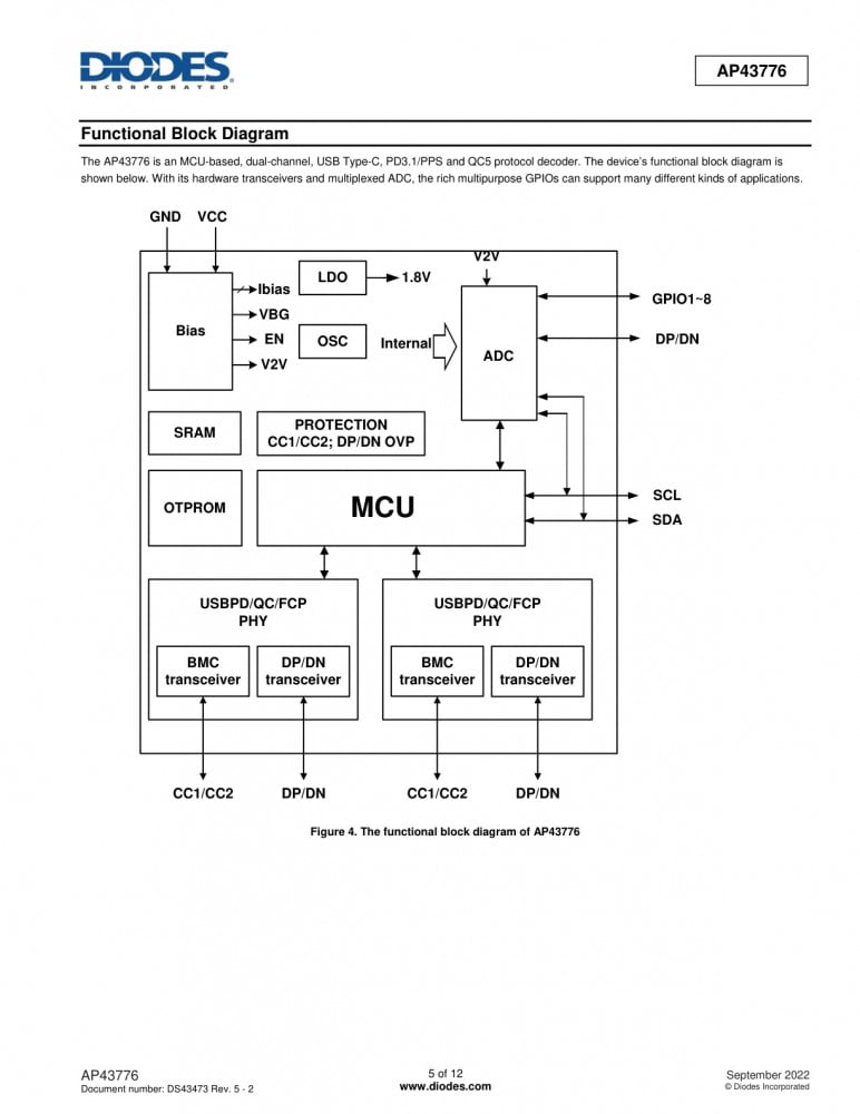 AP43776 datasheet page 5