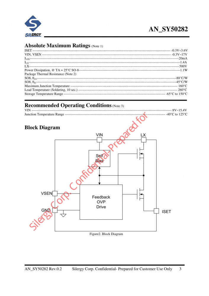 SY50282FAC datasheet page 3
