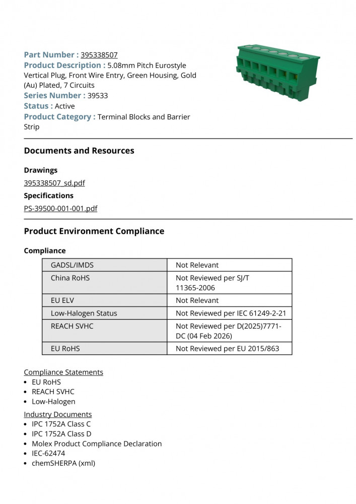 Technical document page 1