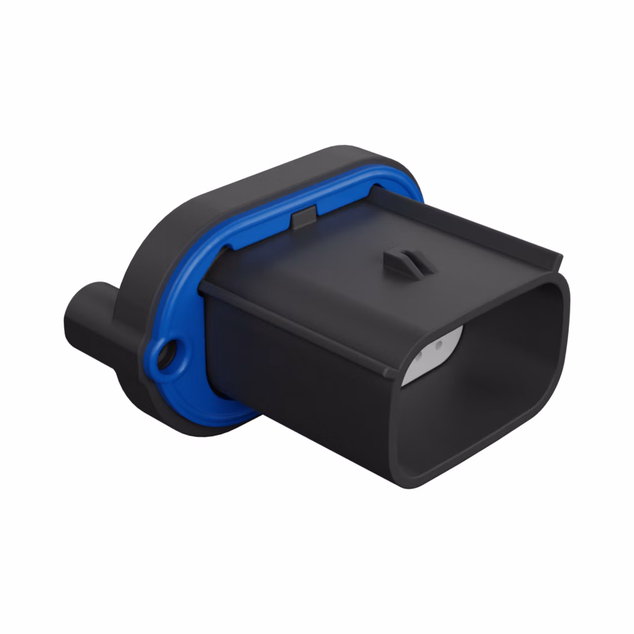 MX150 Panel Mount Male Connector Assembly, Dual Row, 12 Circuits, Keying  Option C, Dark Gray Housing, Blue Gasket for sale