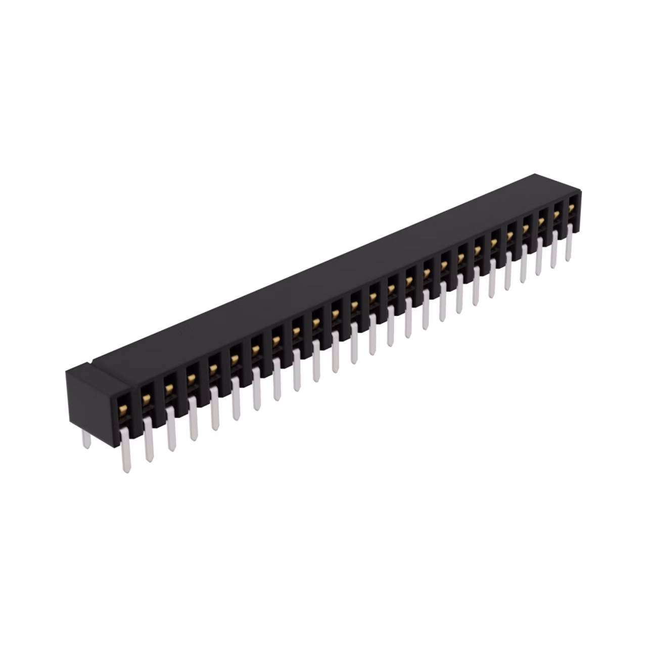 2.00mm Pitch Milli-Grid Receptacle, Side Entry, Through Hole, 0.05µm Gold (Au) Plating, 50 Circuits, Tube, Lead-Free for sale
