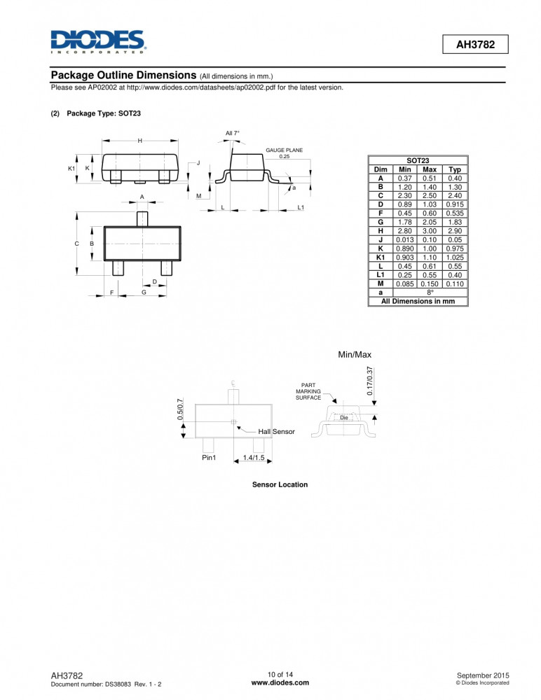AH3782 datasheet page 10
