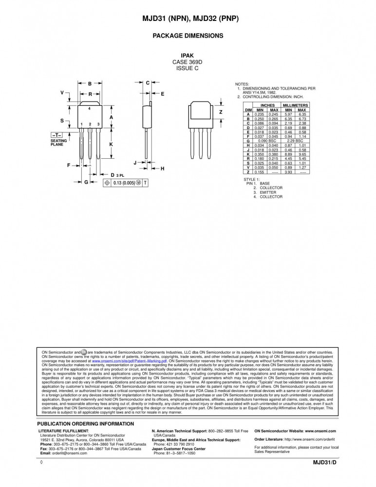 MJD32CT4G datasheet page 10