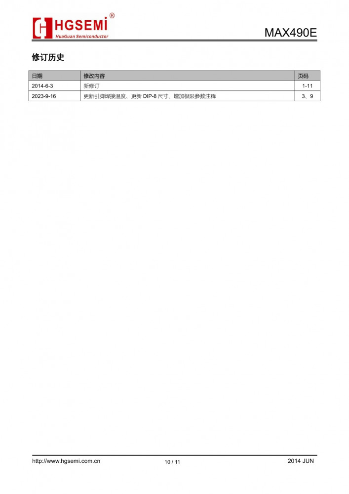 MAX490EIN datasheet page 10