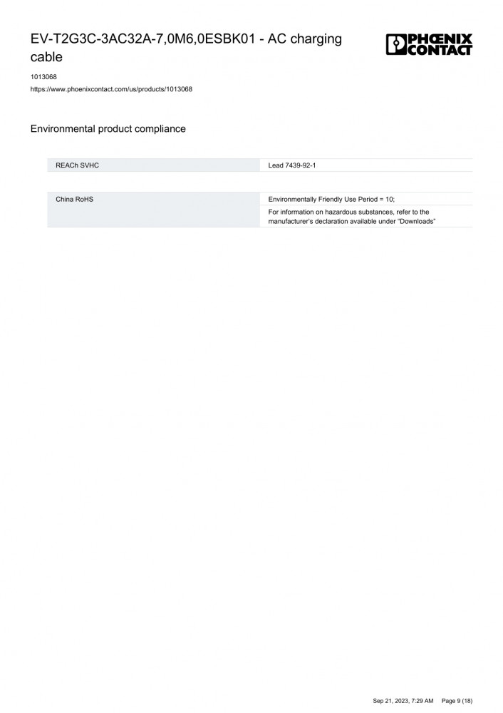 Phoenix Contact 1013068 technical document page 9