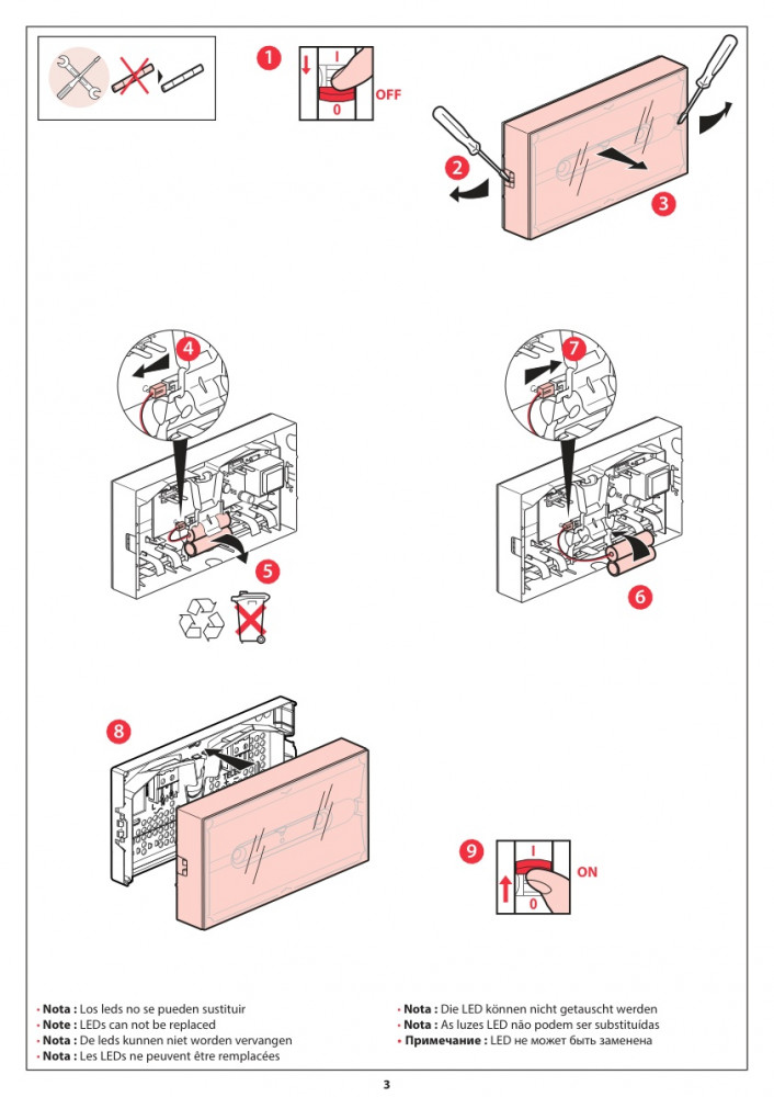 Legrand URA ONE technical document, page 3