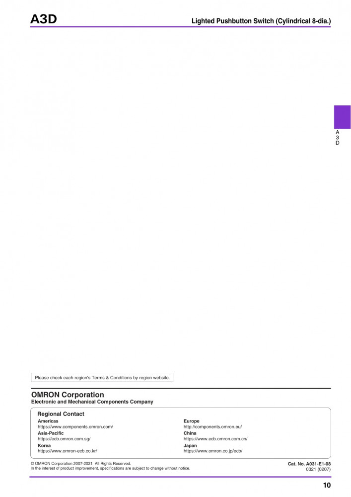 A3DA-500W technical document page 10