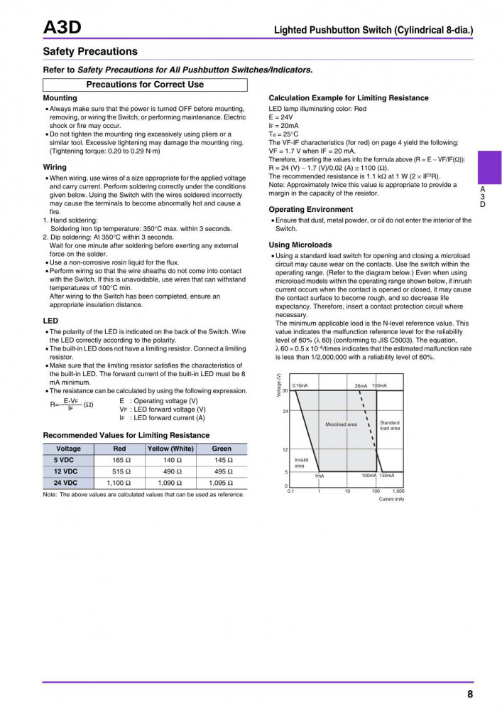 A3DA-500W technical document page 8
