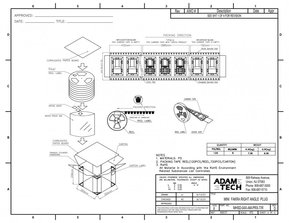 ADAM TECH MHSD-04Z-AM-PRA-TR drawing page 4