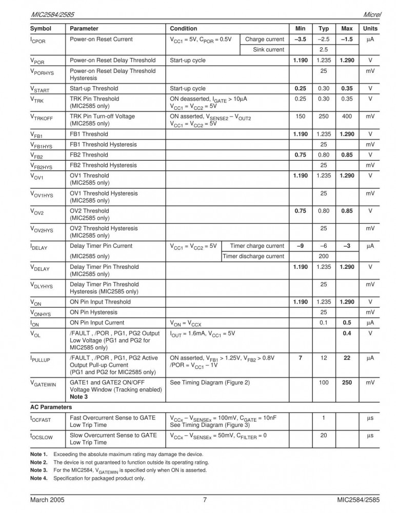 MIC2585 datasheet page 7