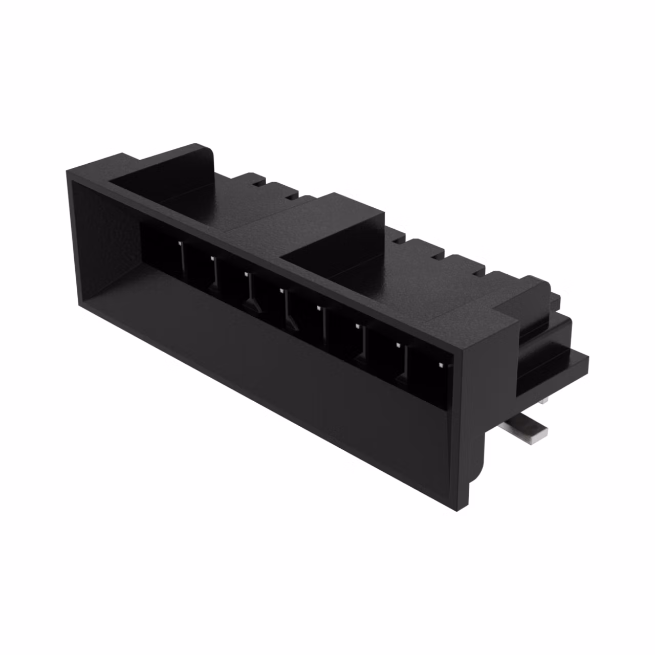 Micro-Fit BMI Header, Surface Mount, Single Row, Right-Angle, with Solder Tab, Tin (Sn) Plating, 8 Circuits, Tape and Reel for sale