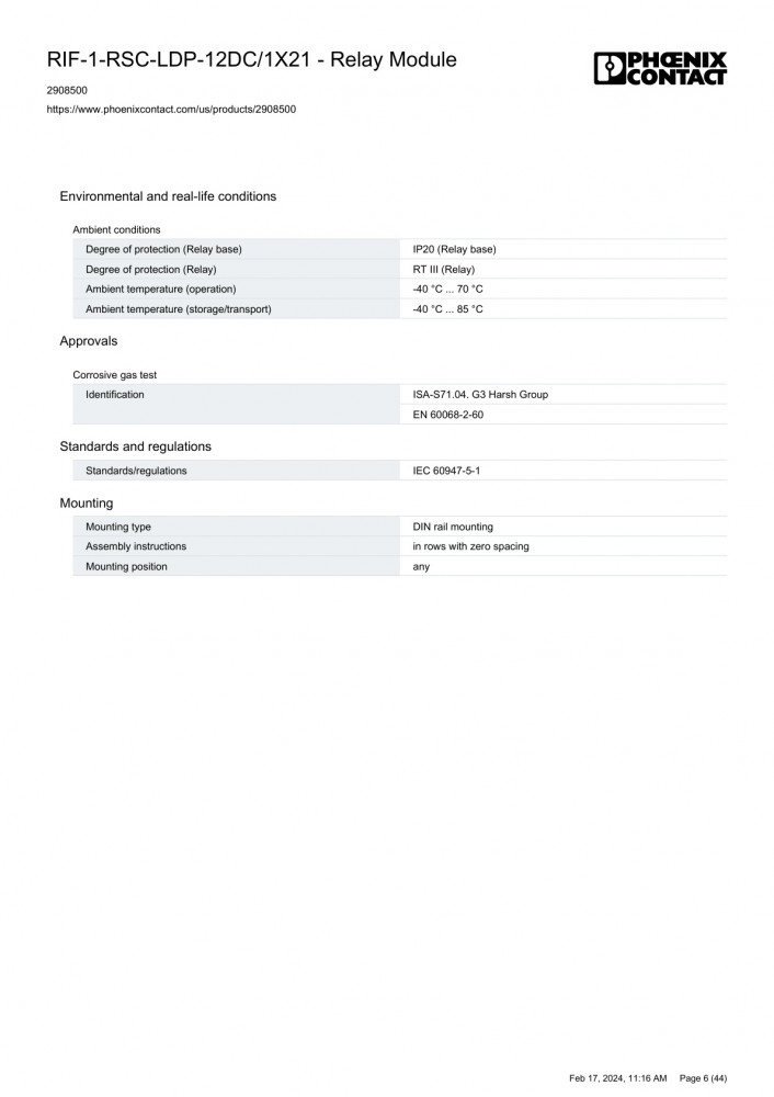 2908500 technical document page 6
