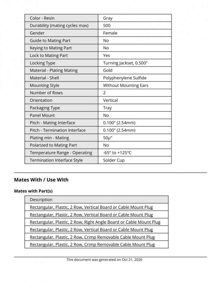 WTAX20SACJT technical document page 2