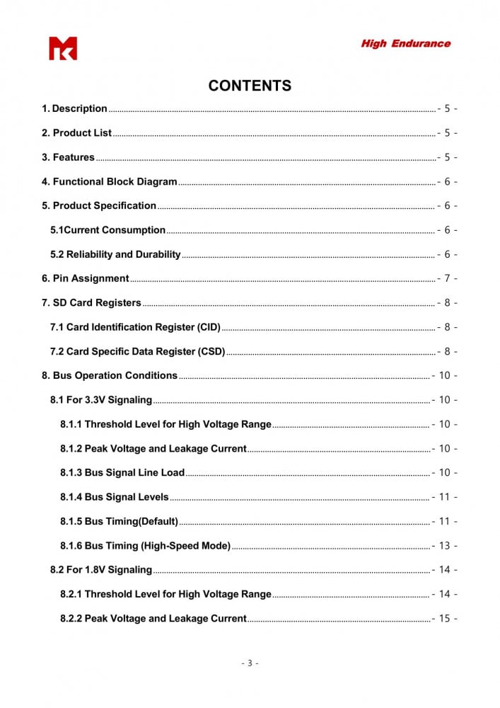 MKSDH128G-CAN6 datasheet page 3