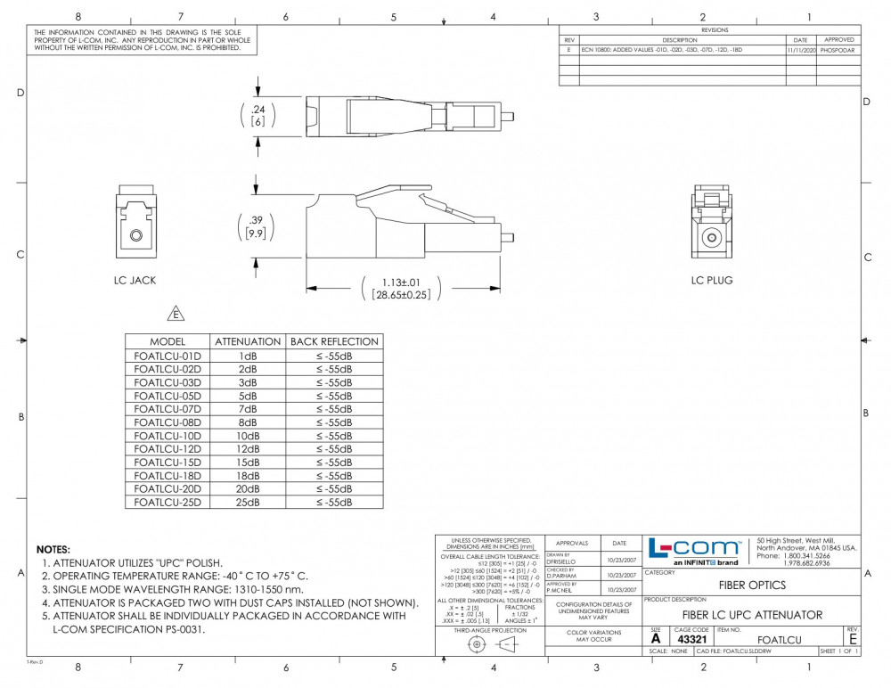 FOATLCU-20D technical document preview