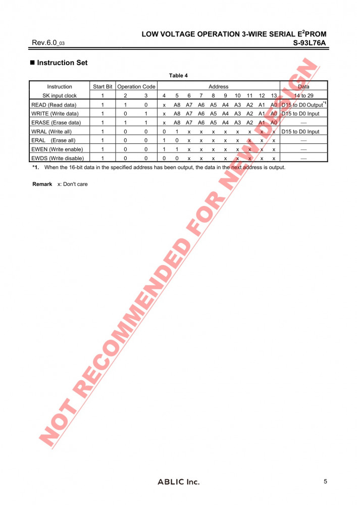 S-93L76A datasheet page 5