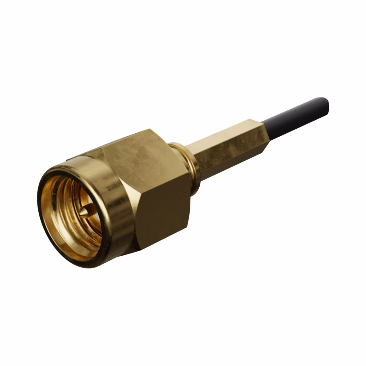 SMA Plug, Straight, Crimp, RG-178 Cable, Brass Body, Gold (Au) Plated, 50 Ohms for sale