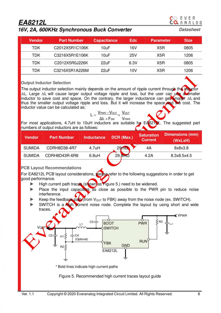 EA8212LT6R datasheet page 8