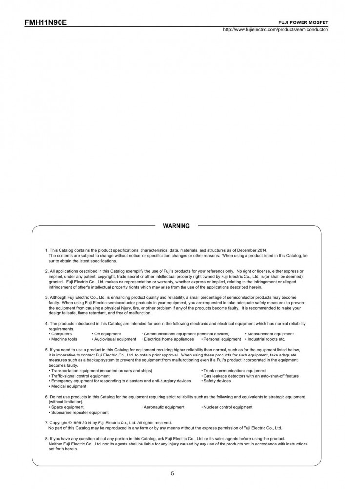 FMH11N90E datasheet page 5