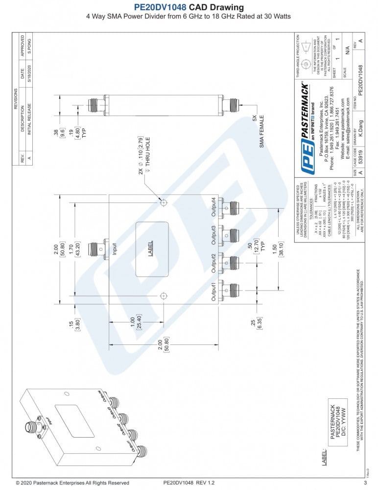 PE20DV1048 datasheet page 3