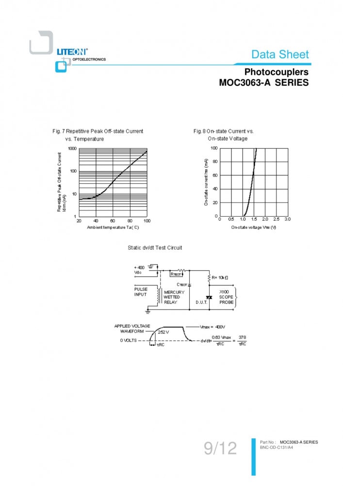 MOC3063-A datasheet page 10