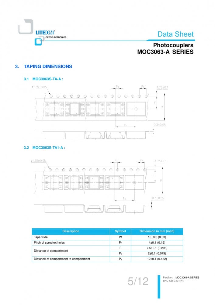 MOC3063-A datasheet page 6