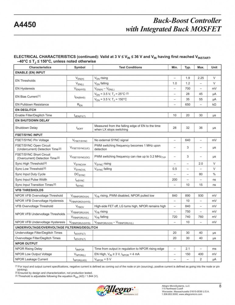 A4450 datasheet page 8