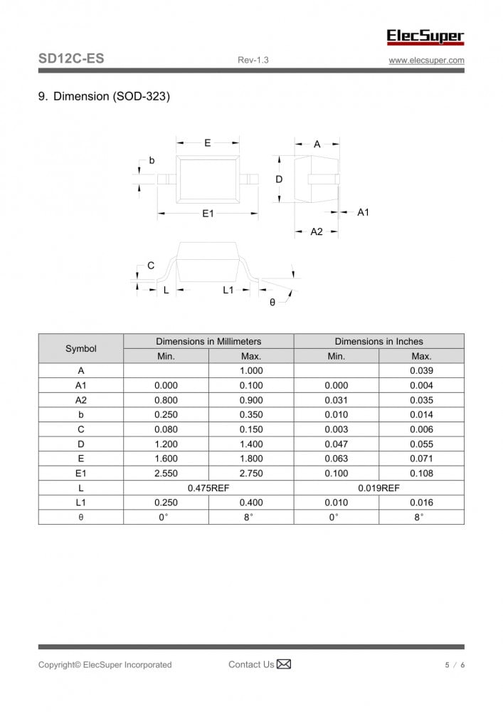 SD12C-ES datasheet page 5