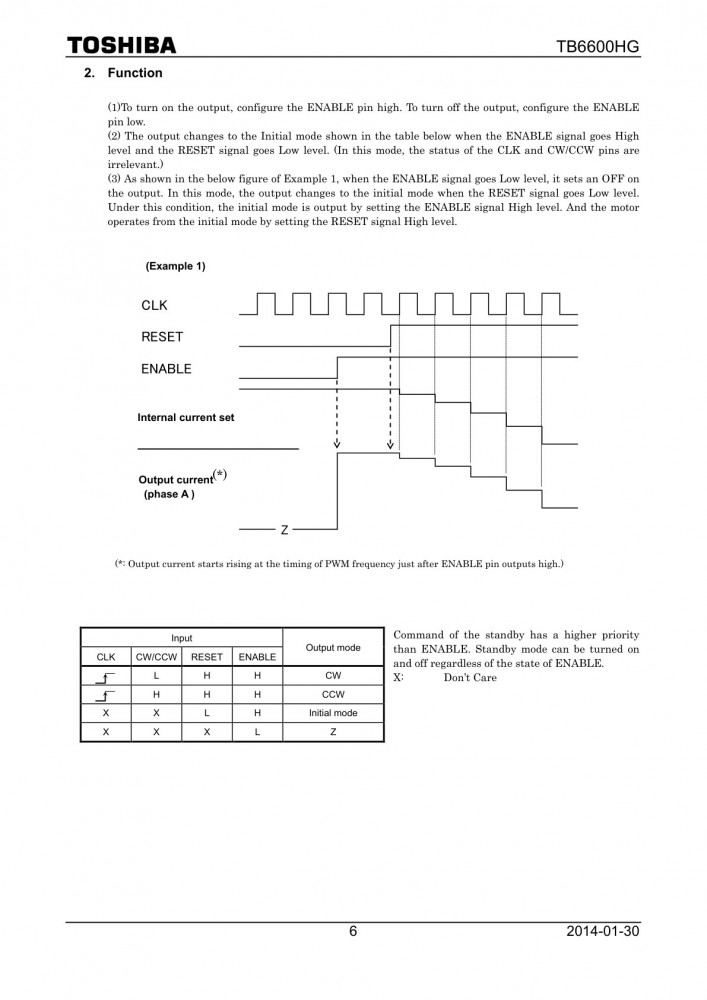 TB6600HG datasheet page 6