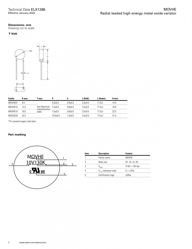 EATON MOVHE datasheet page 4