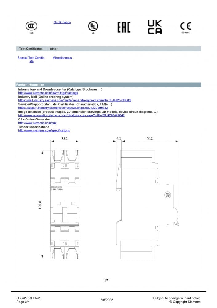 5SJ4220-8HG42 technical document page 3