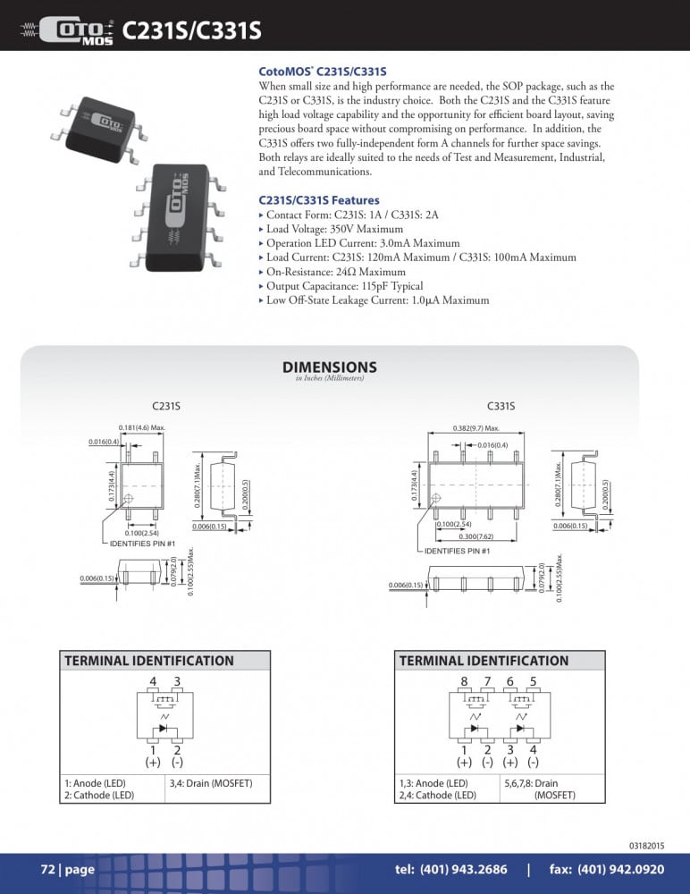 C331S technical document page 1