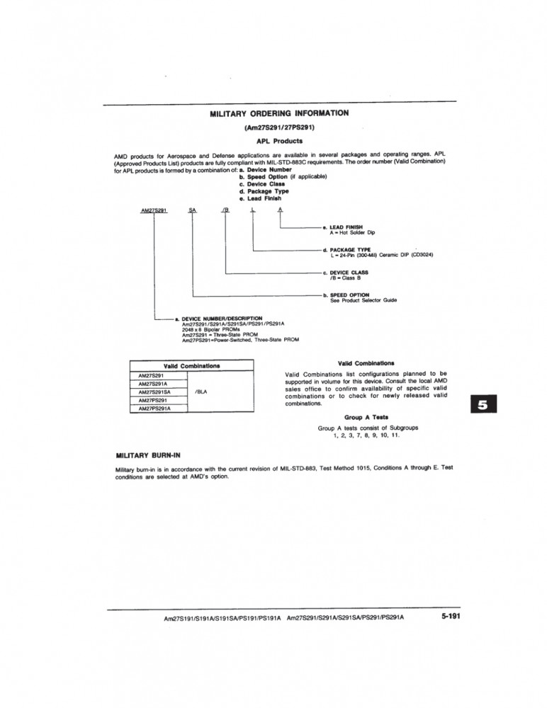 27S191AJC datasheet page 7