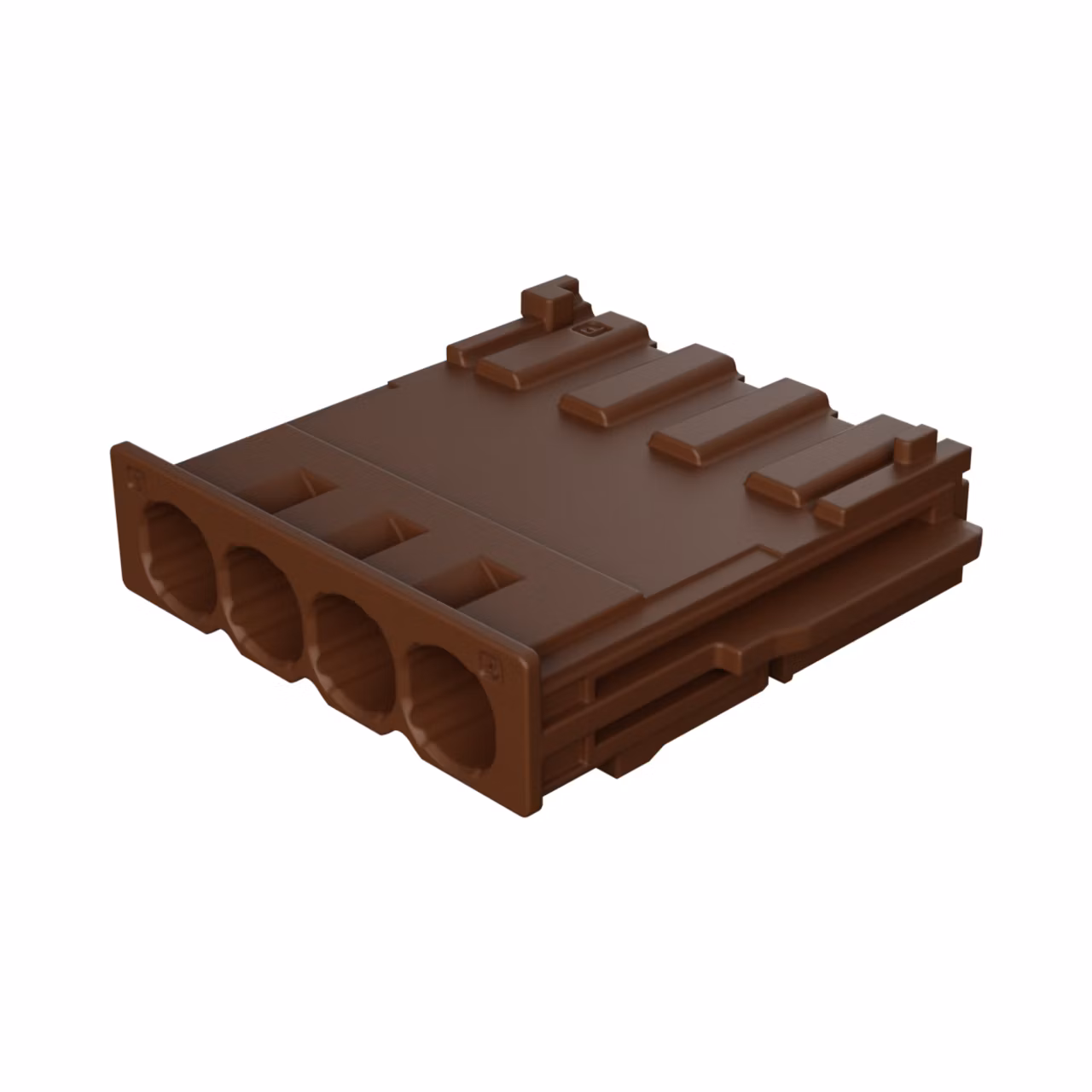 MX-DaSH 2.8 Large Terminal Receptacle Cartridge, 4 Circuits, Keying Option F, Brown for sale