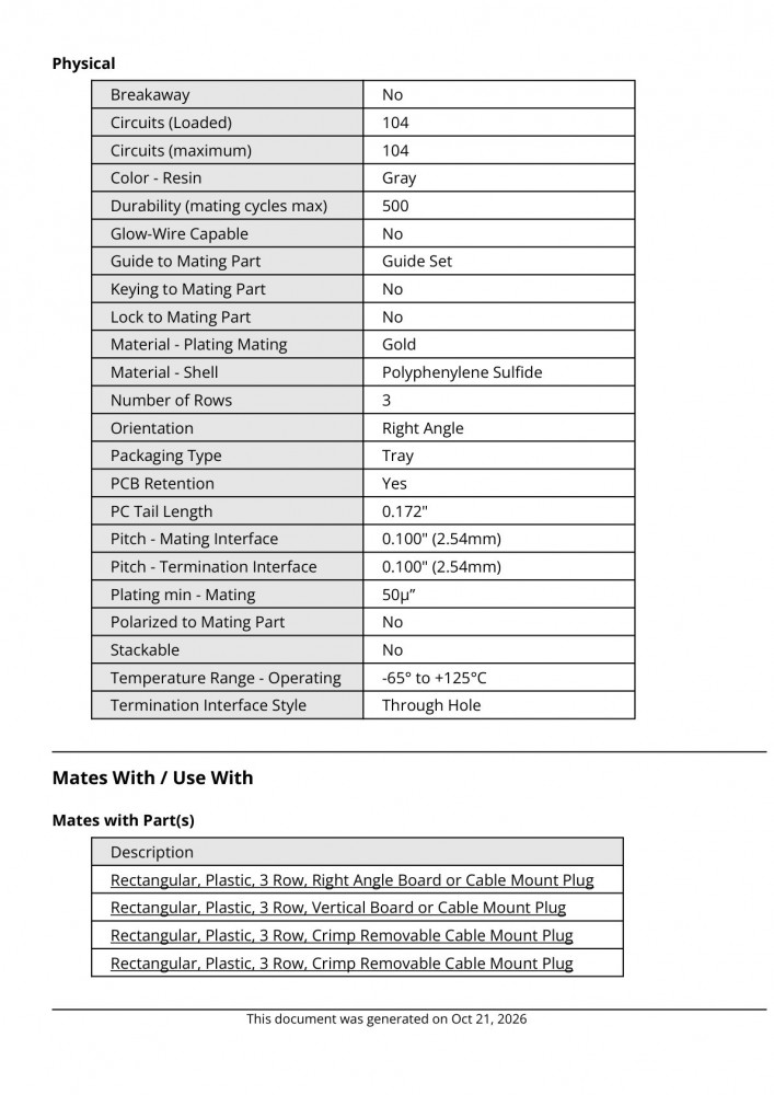 WG104SOR11SY-D01 technical document page 2