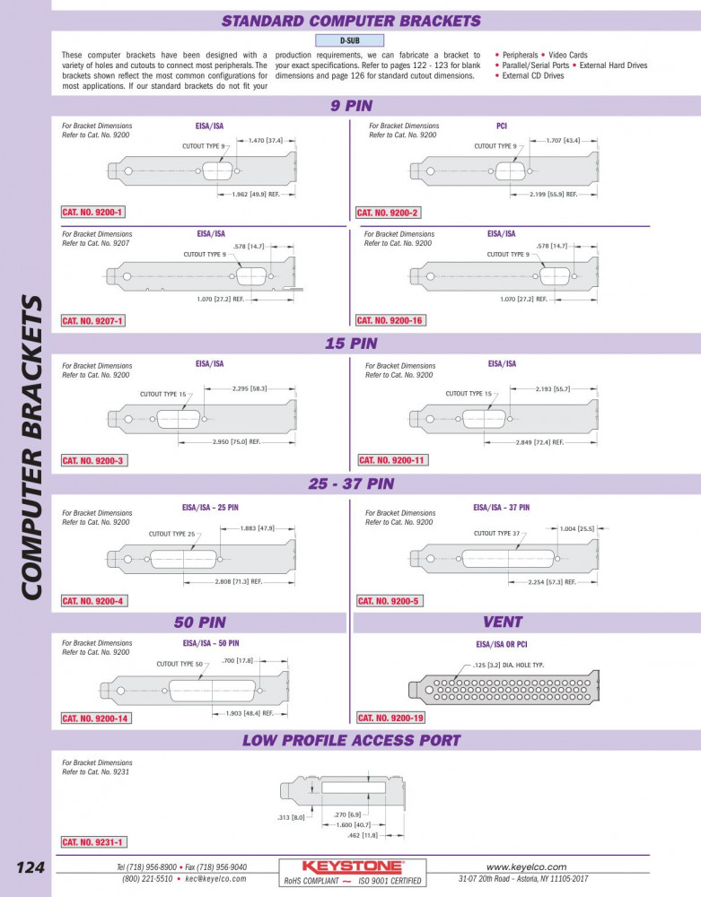 LEA NETWORKS catalog image associated with bracket model 9200-2