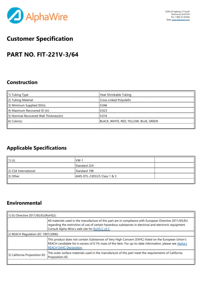 F221V3/64 YL103 technical document page 1