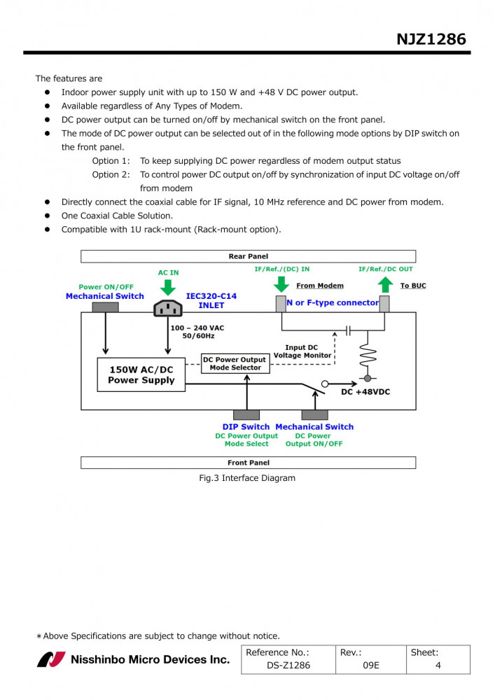 NJZ1286 datasheet page 4