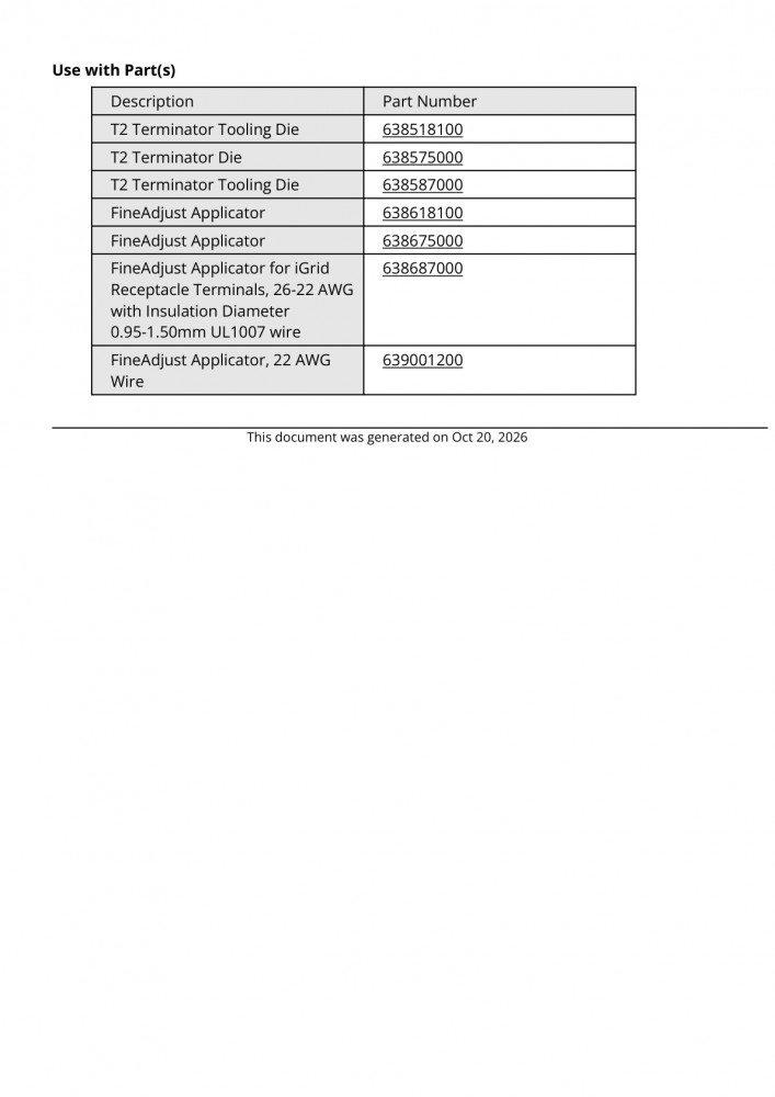 Tooling document preview, page 3